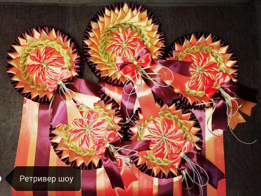 Наградные розетки для собак