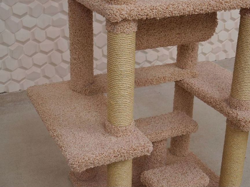 Когтеточка Домик для кошек / Игровой комплекс