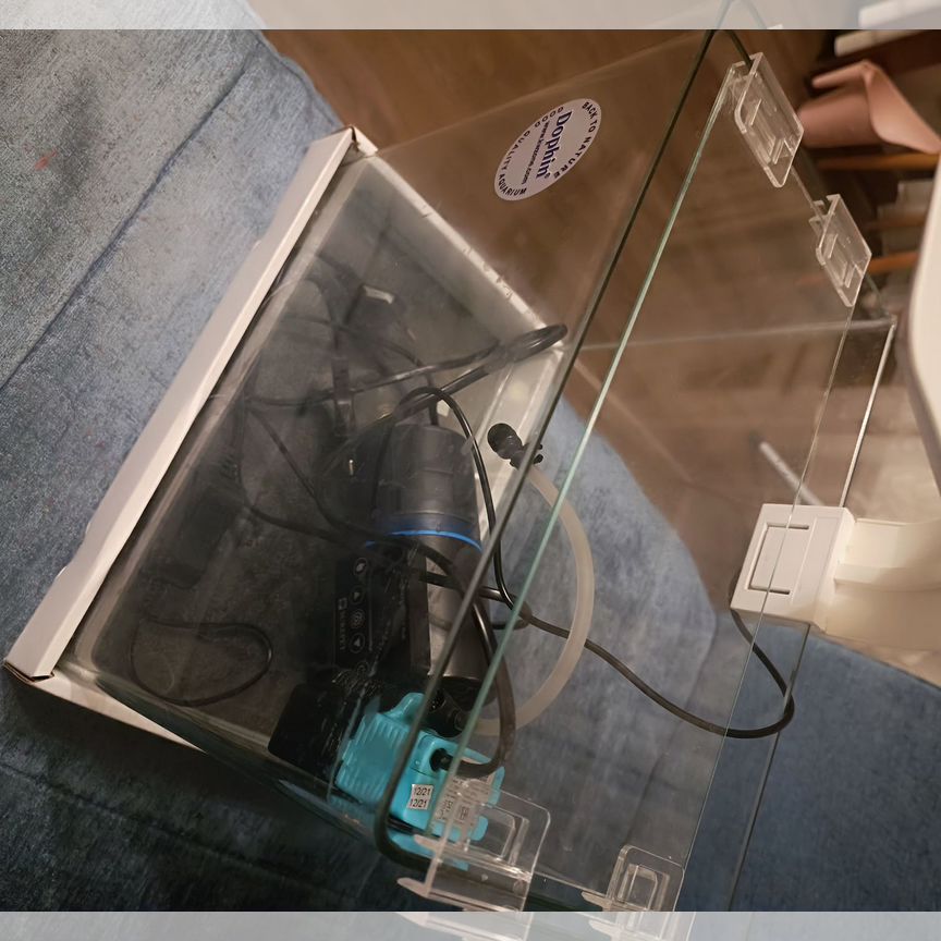 Аквариум (фильтр  автокормушка свет)