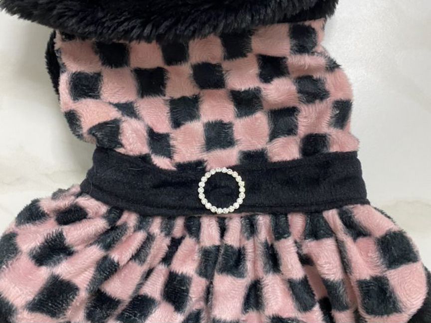 Платье для собачки и шубка