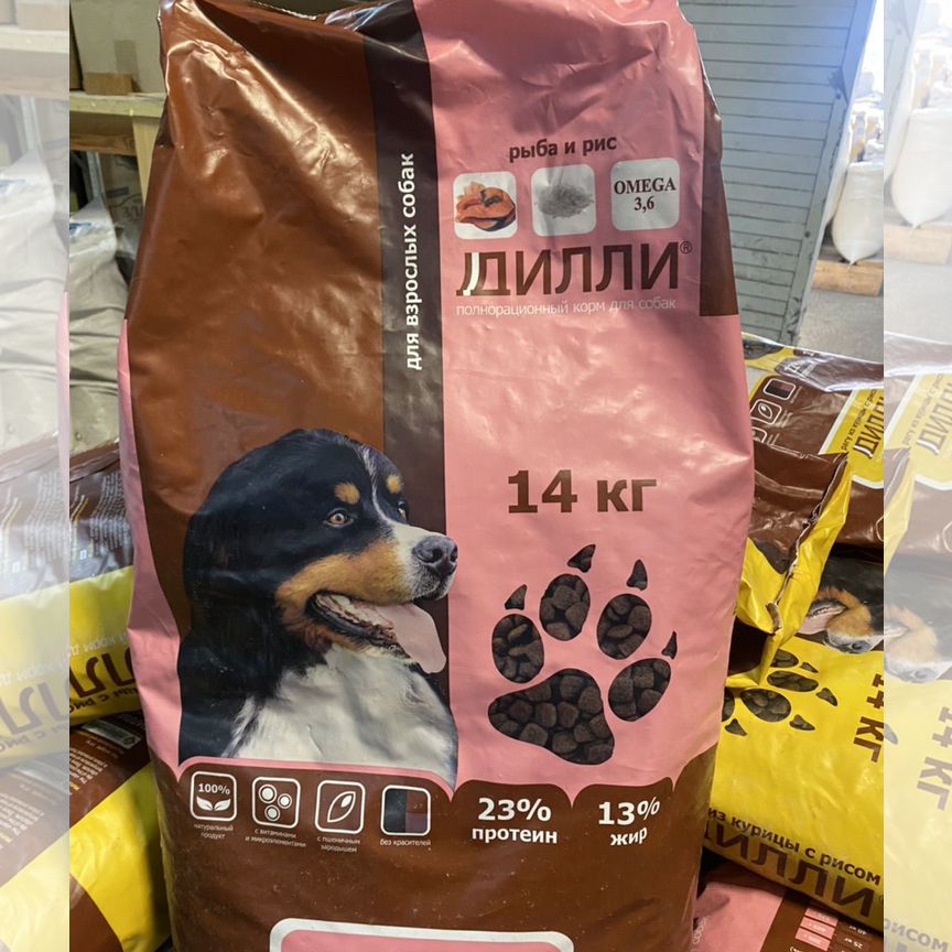 Дилли 14кг Корм для собак