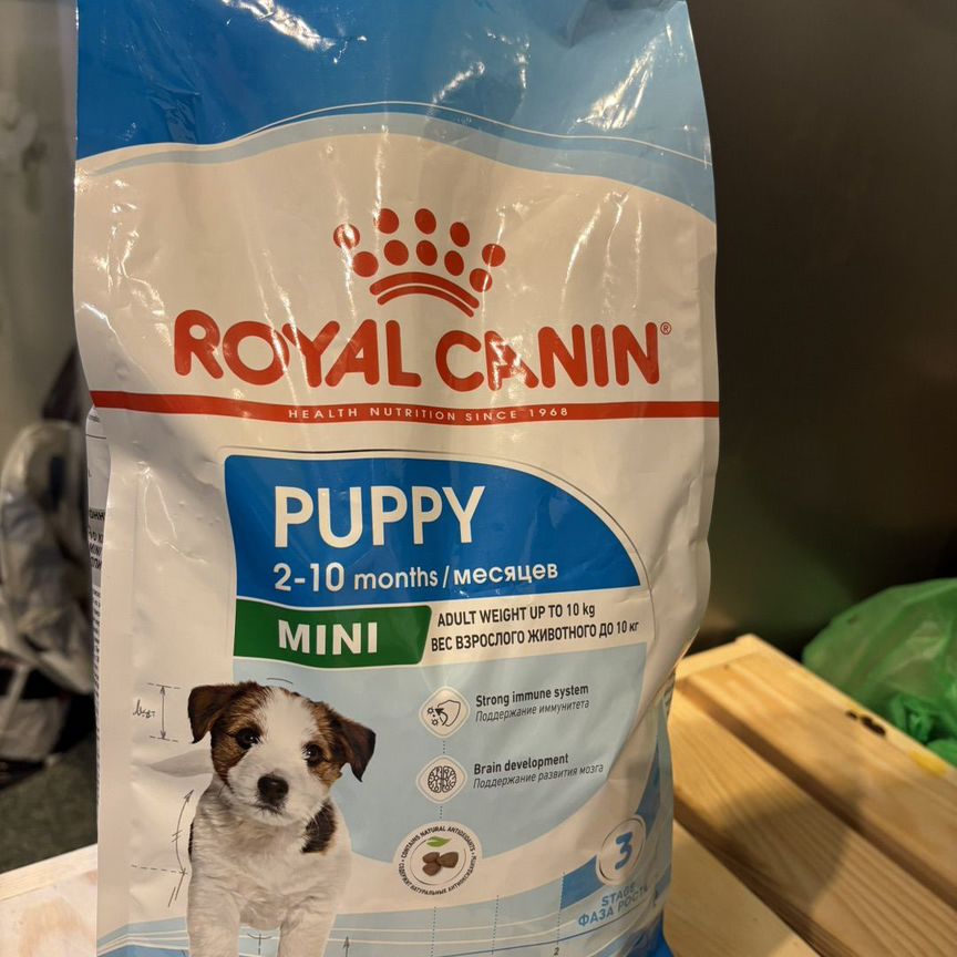 Корм для собак royal canin puppy mini