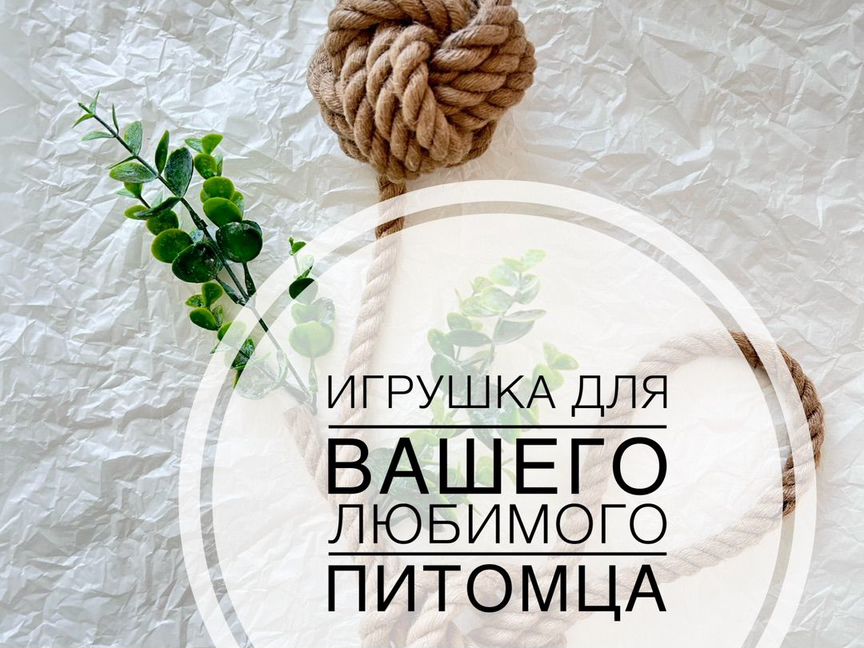 Игрушки для животных