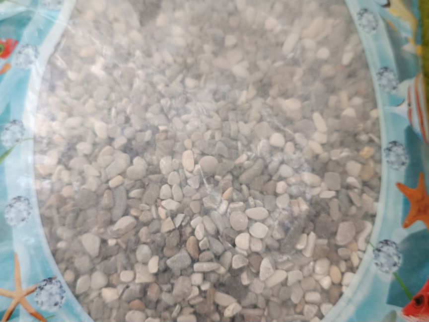 Грунт для аквариума светло-серый