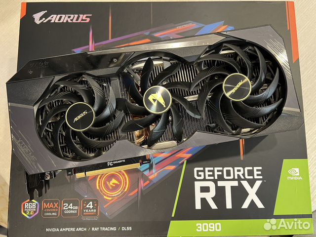 Gigabyte GeForce RTX 3090 Aorus Xtreme 24Gb купить в Санкт-Петербурге ...