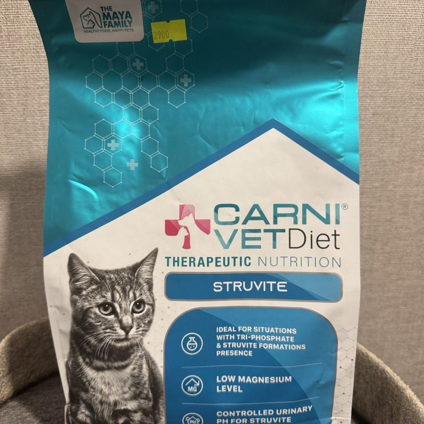 Корм для кошек carni vet diet лечебный