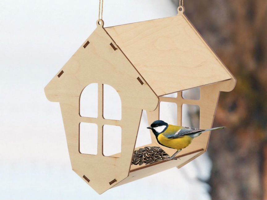 Кормушка для птиц, скворечник