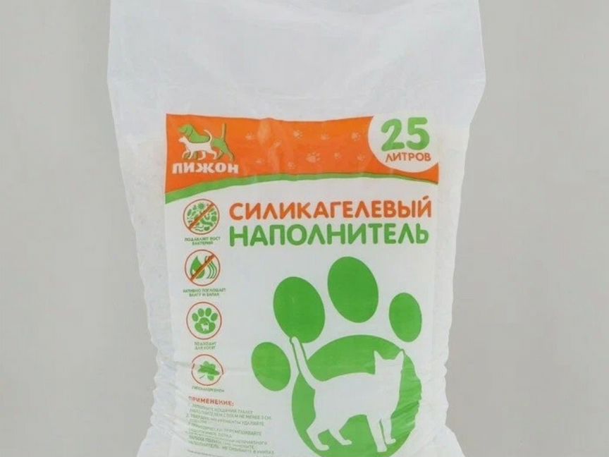 Силикагелевый наполнитель Пижон 25 литров