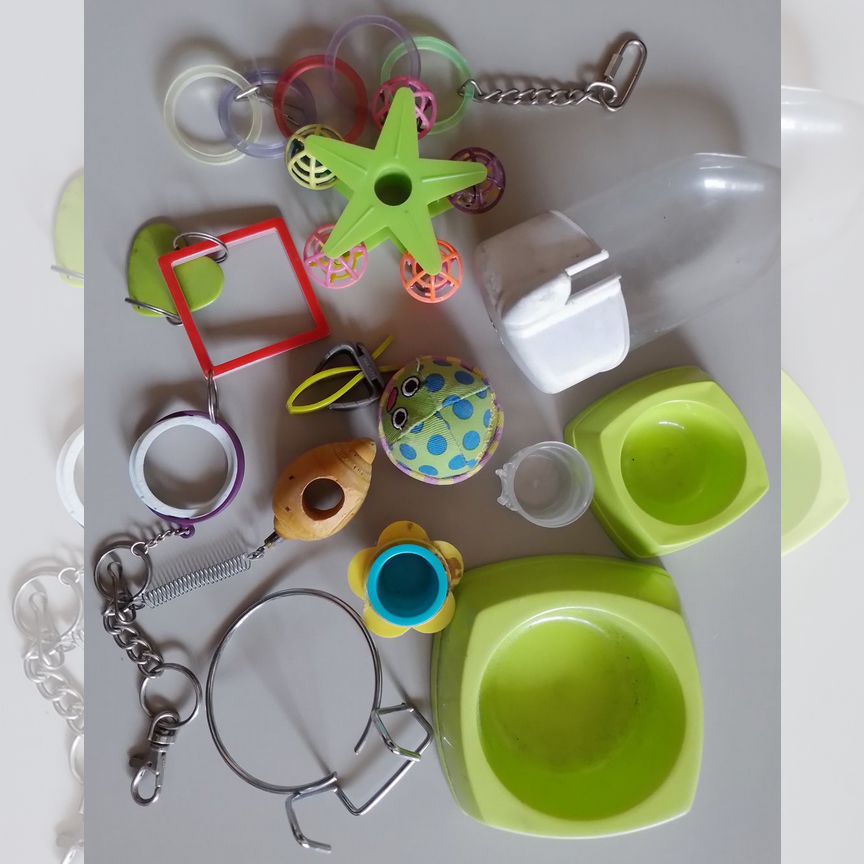 Игрушки и аксессуары для попугаев