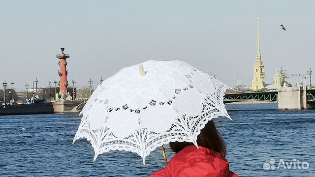 Зонт от солнца кружевной купить в Санкт-Петербурге | Личные вещи | Авито