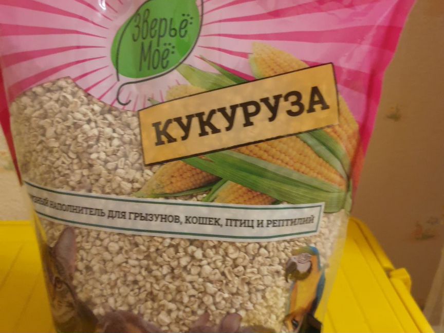 Кукурузный наполнитель для животных