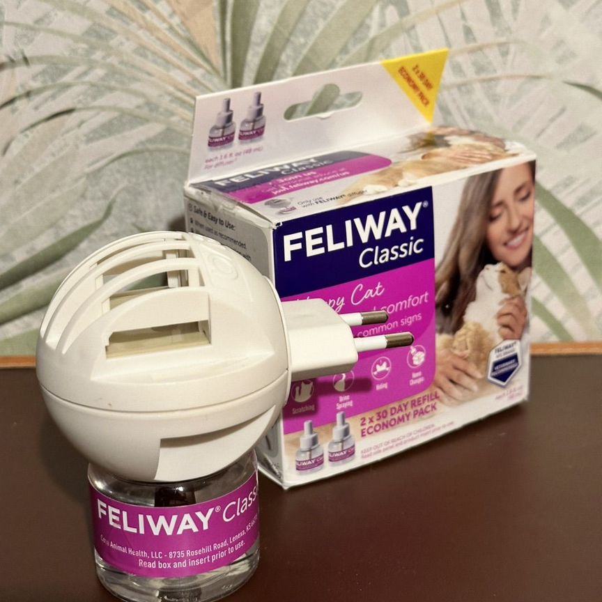 Feliway classic для кошек полный комплект 48мл