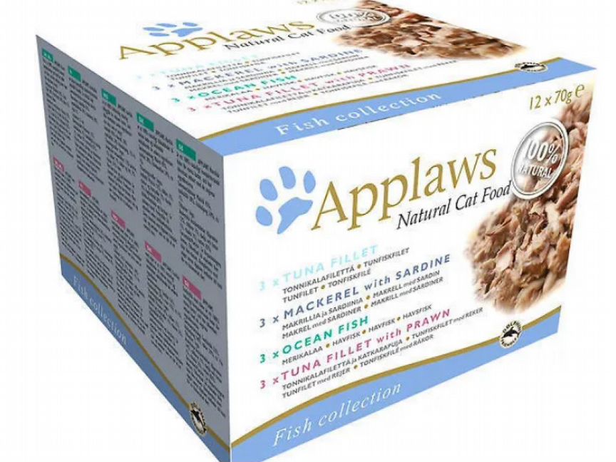 Ассорти влажного корма для кошек applaws fish coll