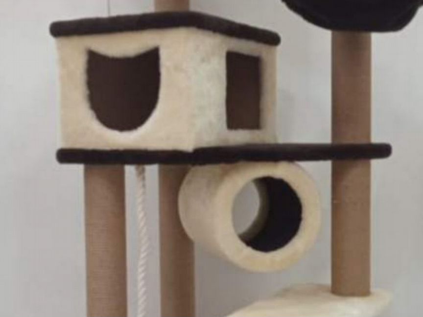 Когтеточка домик игровой центр для кошки