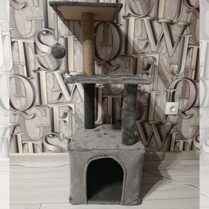 Когтеточка домик для кошки