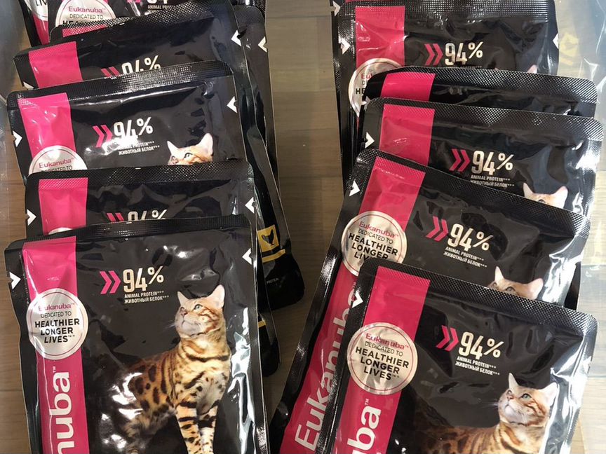 Влажный корм для кошек Eukanuba 7+