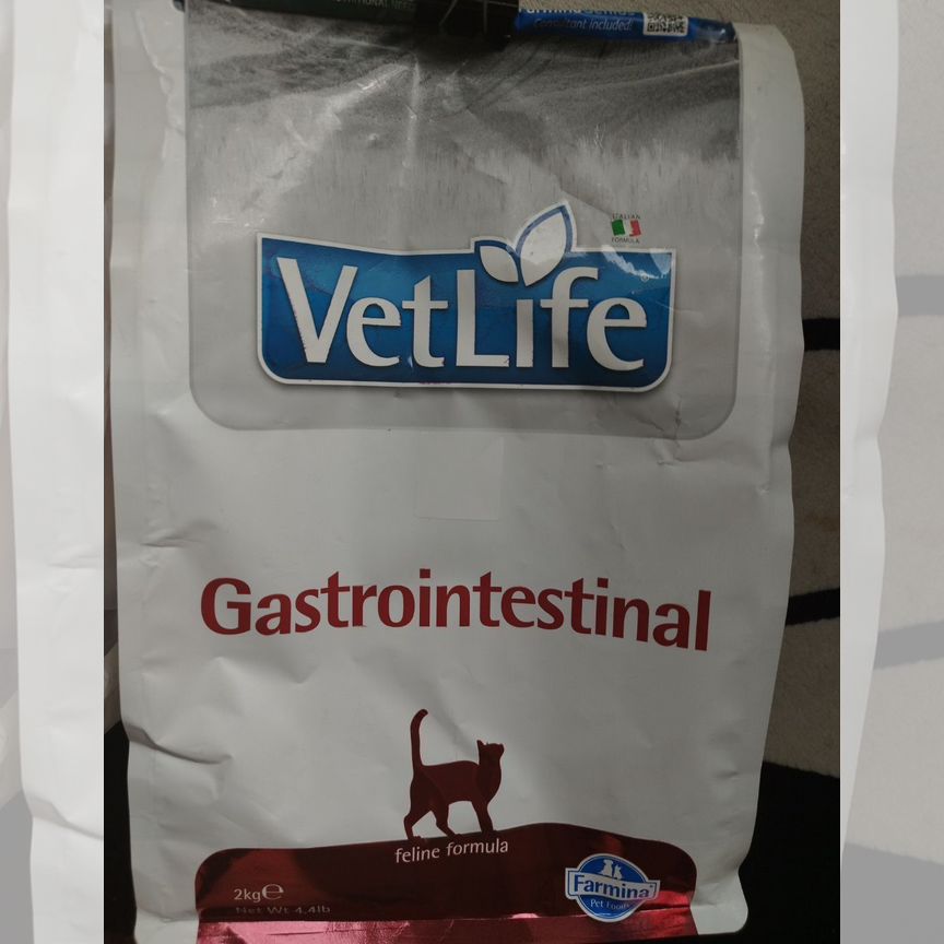 Корм для кошек Vetlife gastrointestinal