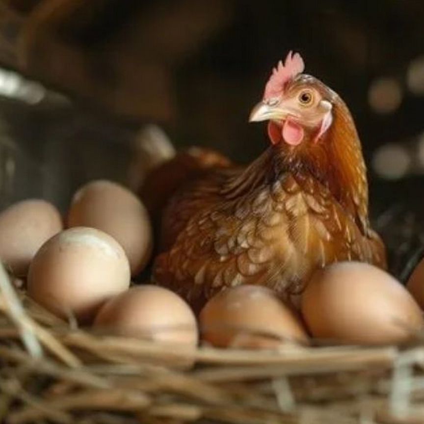 Куриный яйца домашние