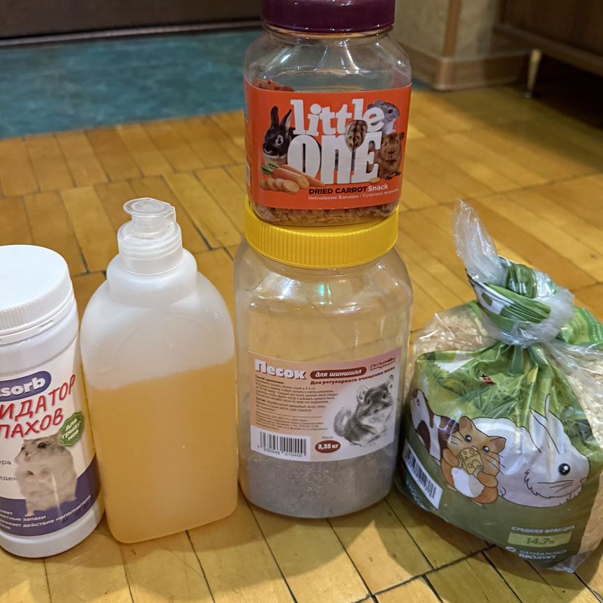 Корм и настил для хомяка