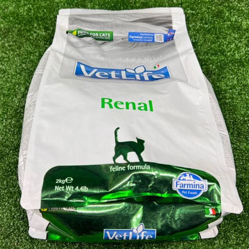Корм для кошек Farmina VetLife Renal 2 kg