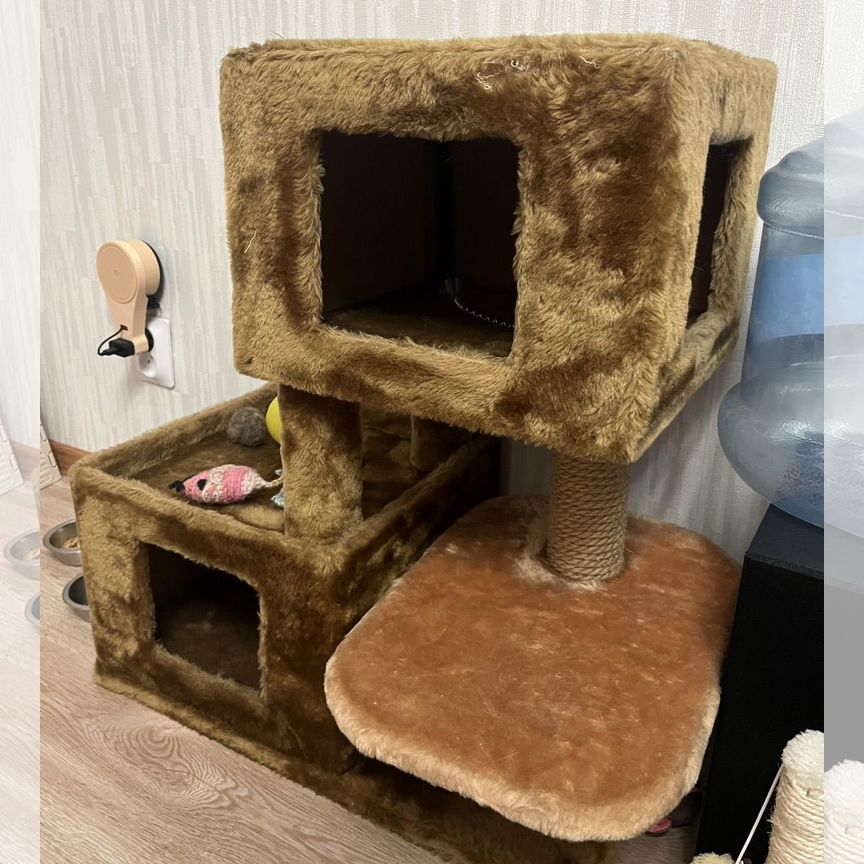 Когтеточка домик для кошки