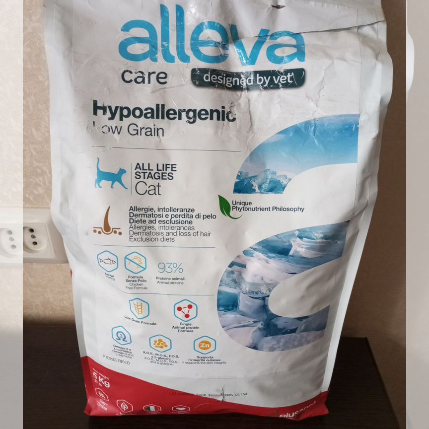 Корм для кошек alleva hypoallergenic
