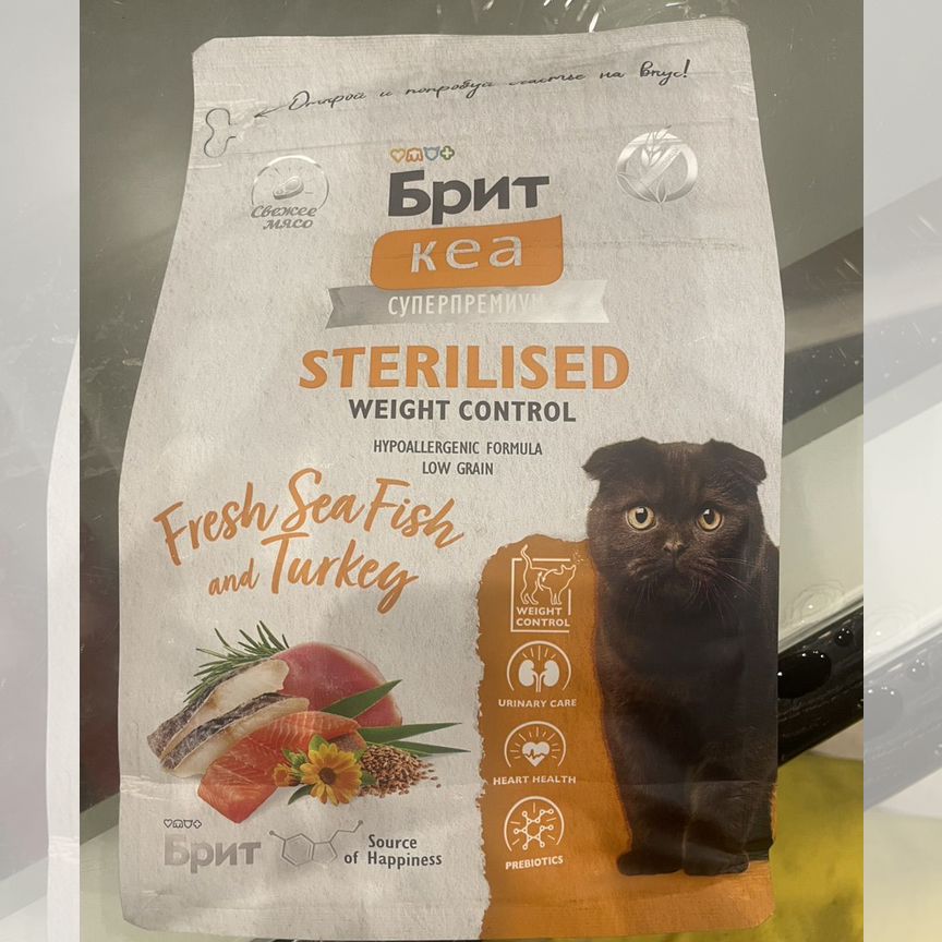 Корм для кошек кеа sterilised weight control