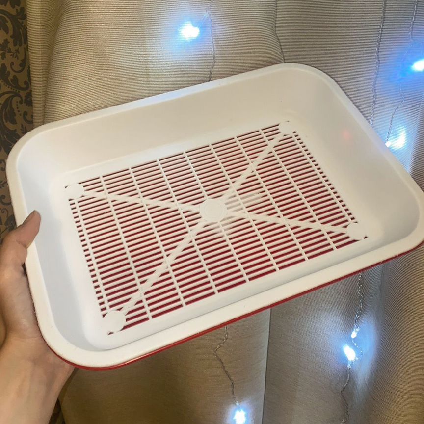 Кошачий лоток с сеткой