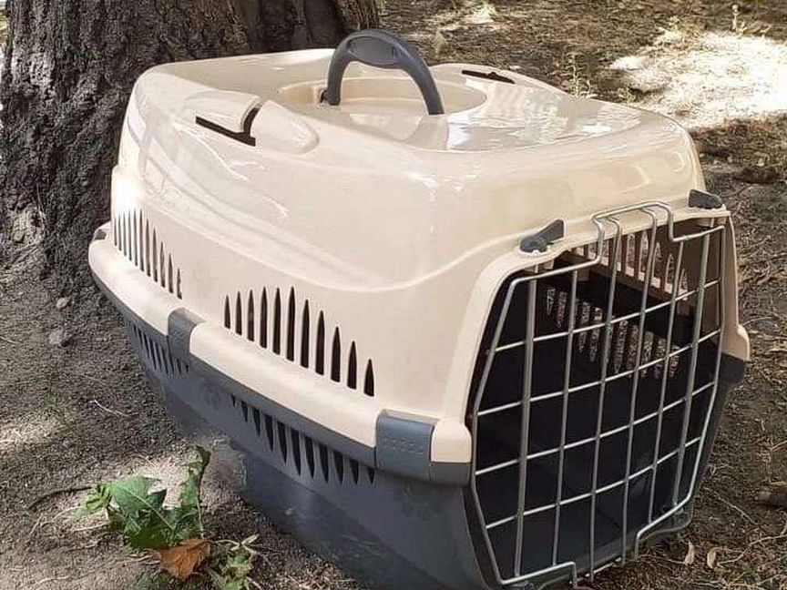 Переноска для кошек пластиковая