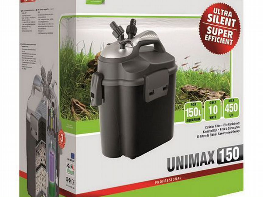 Внешний фильтр Aquael Unimax 150
