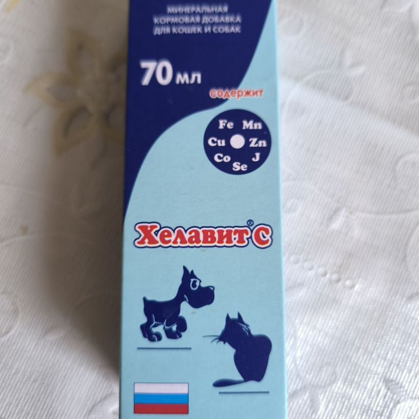 Минеральная добавка для кошек Хелавит С