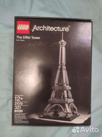 Lego architecture 21019 (Эйфелева башня) оригинал купить в Москве ...