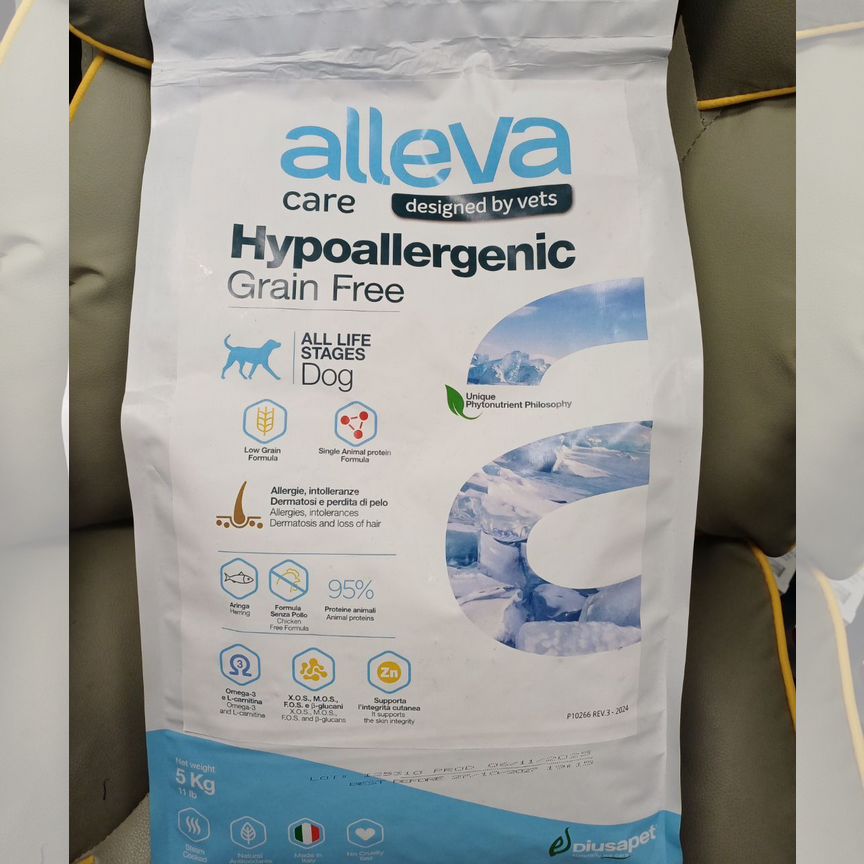 Корм для собак Alleva Hypoallergenic 5кг