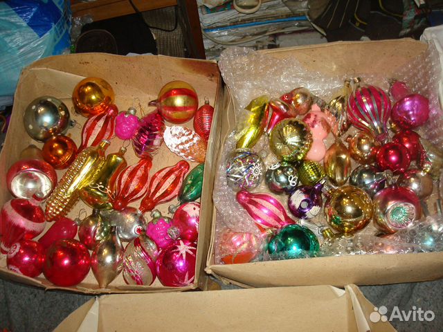 Елочные игрушки СССР шары, фигурки купить в Санкт-Петербурге | Хобби и ...