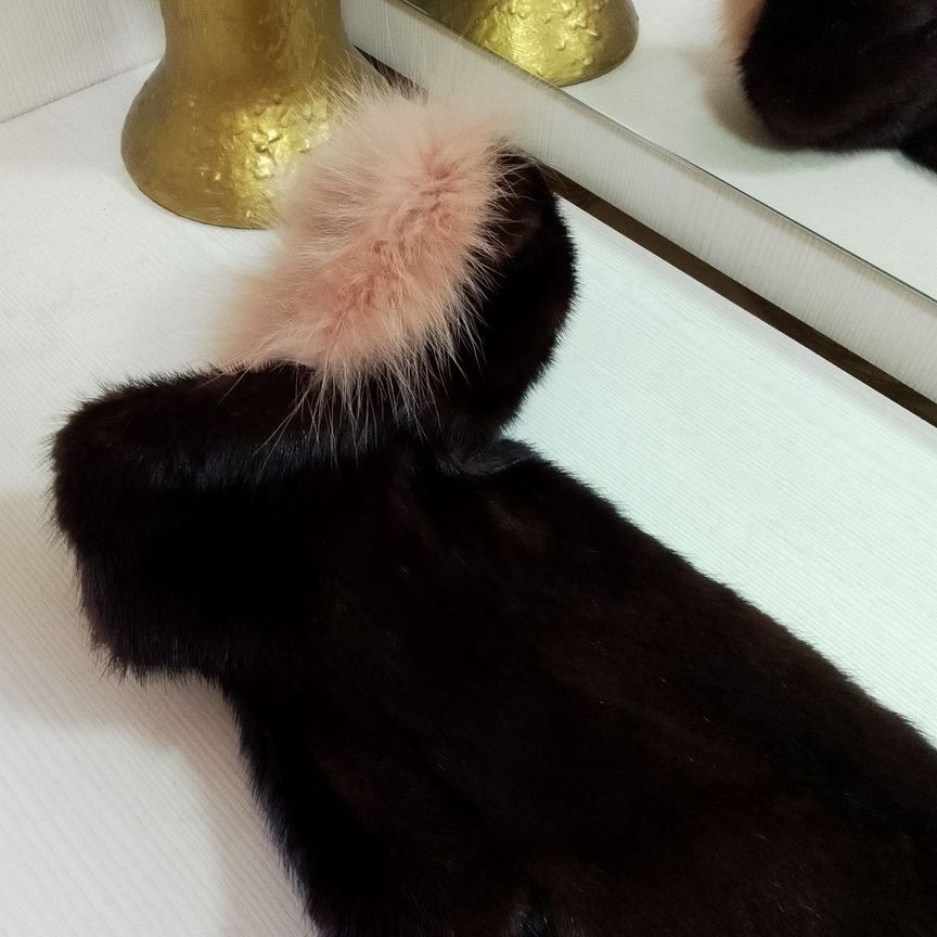 Норковая шубка для собачки