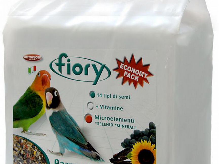Fiory Parrocchetti African корм для средних попуга