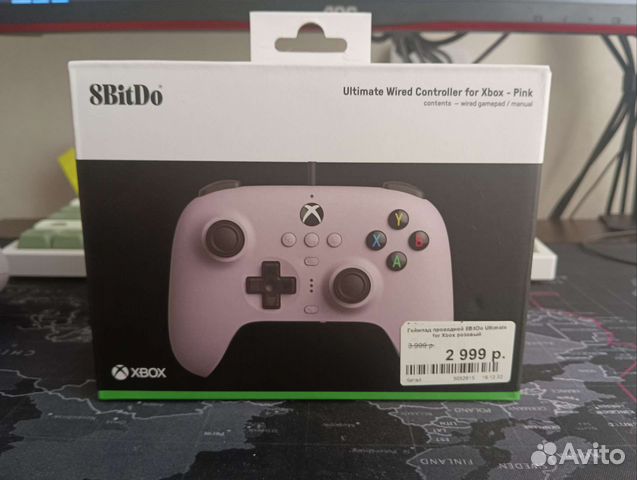 Геймпад проводной 8BitDo Ultimate for Xbox розовый купить в ...