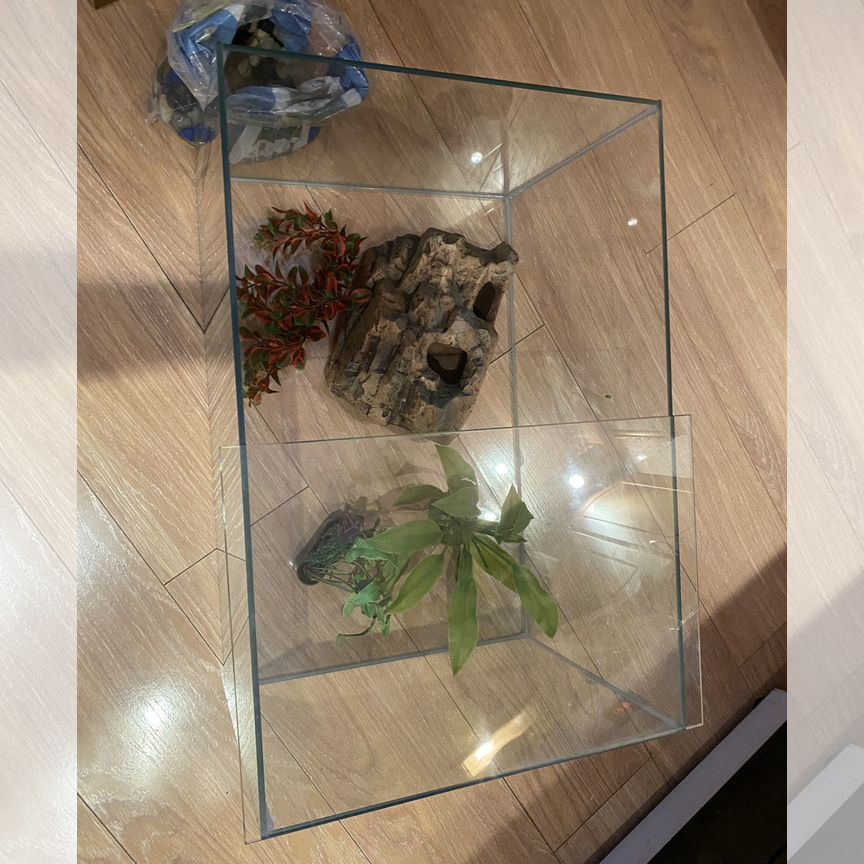 Аквариум 50 литров размеры 60х40х32