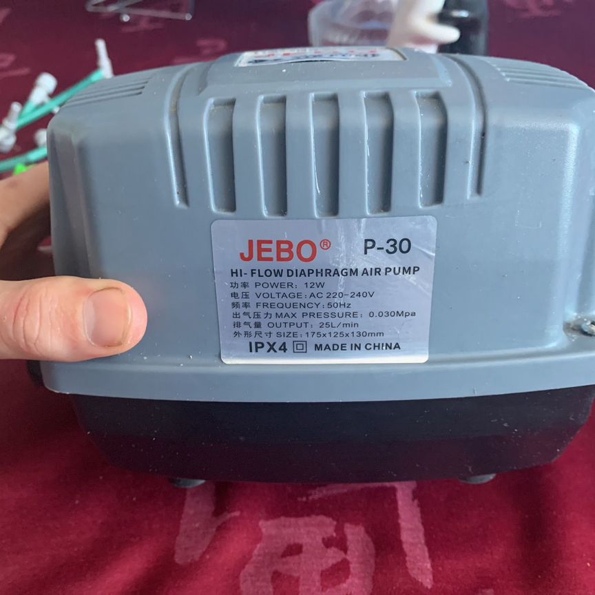 Компрессор для аквариума jebo p-30