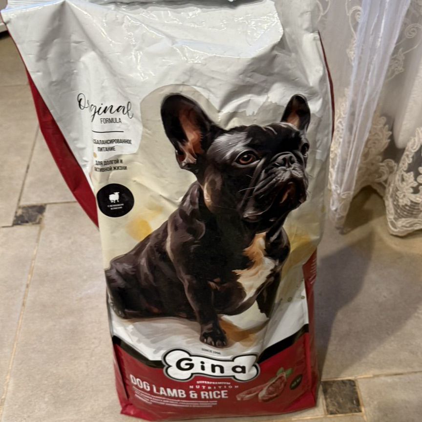 Корм для собак gina