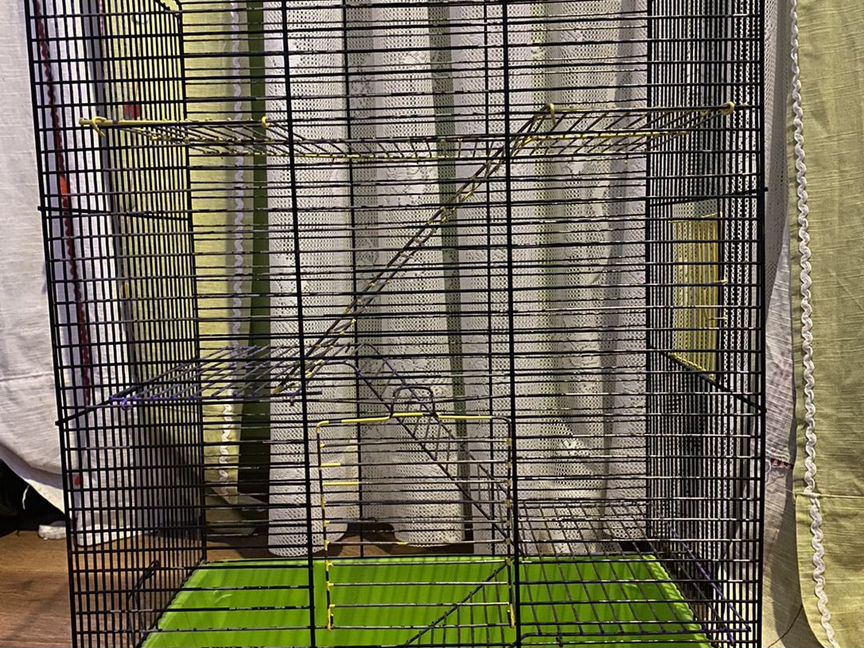 Клетка для грызунов четырехэтажная