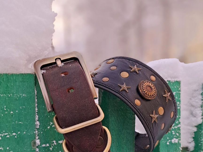 Ошейник для собак ручной работы