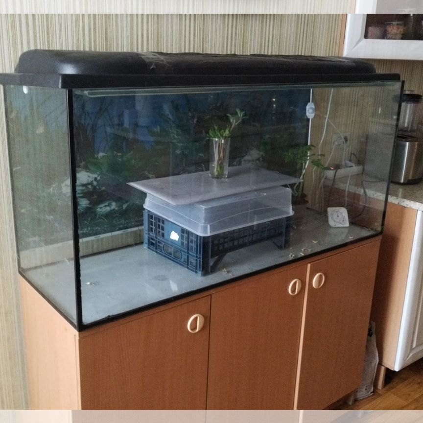 Аквариум на 300 литров с тумбой