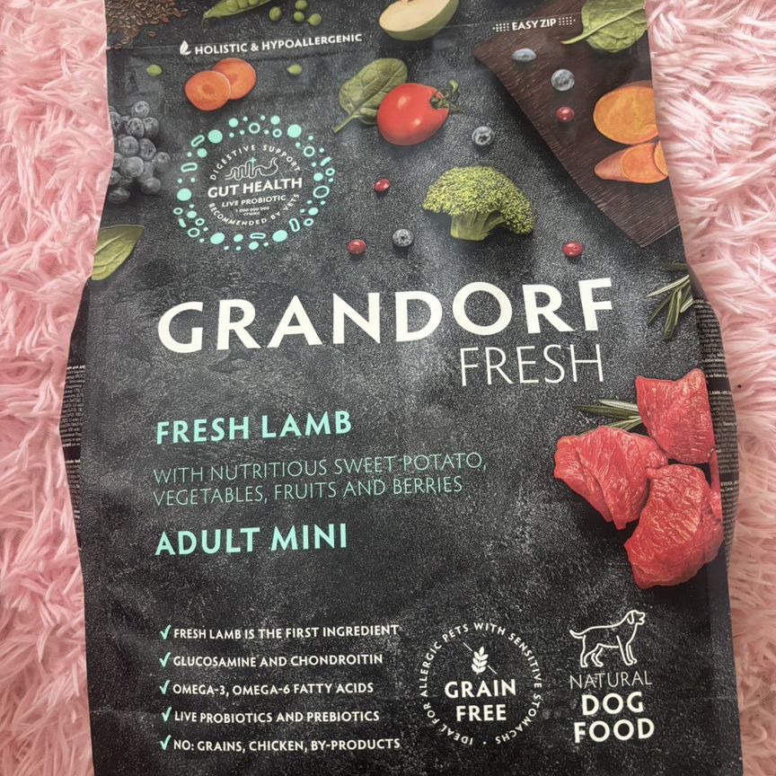 Корм для собак grandorf fresh 3kg