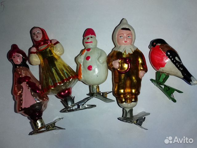 Елочные игрушки СССР советские купить в Москве | Хобби и отдых | Авито