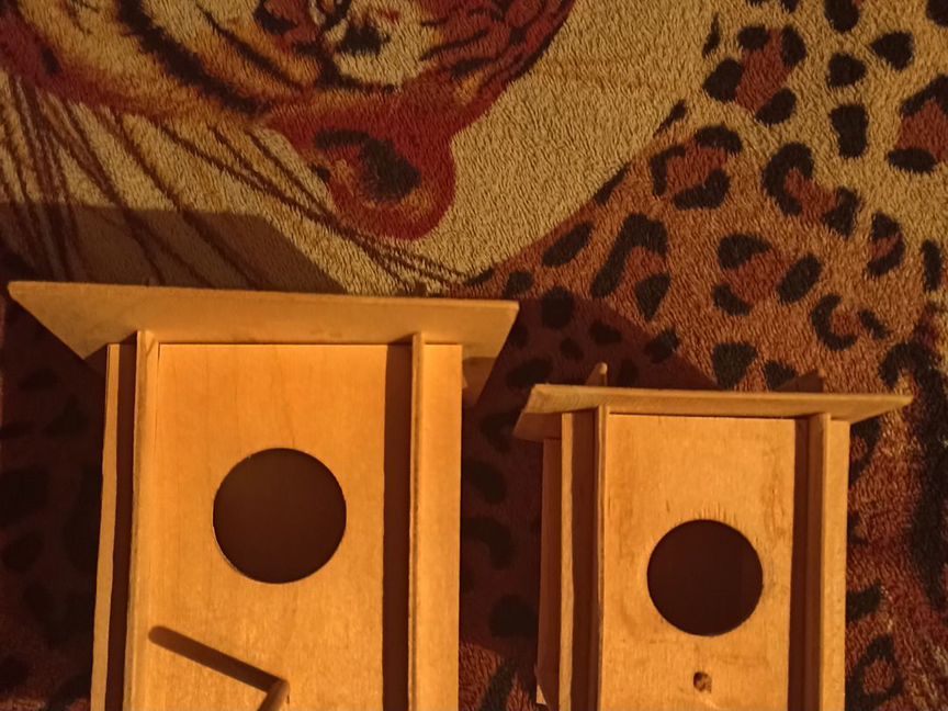 Домики для декоративных птиц