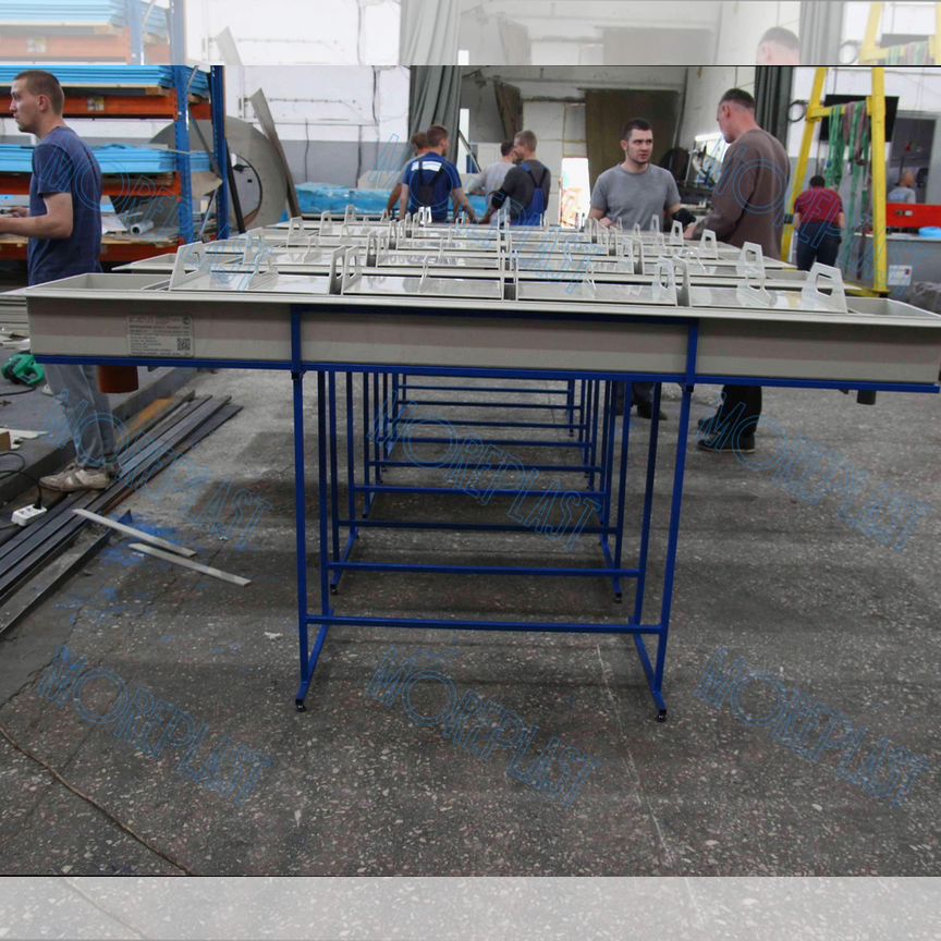 Инкубационный аппарат лоткового типа секционный