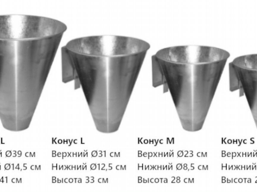 Конус для забоя птицы s m