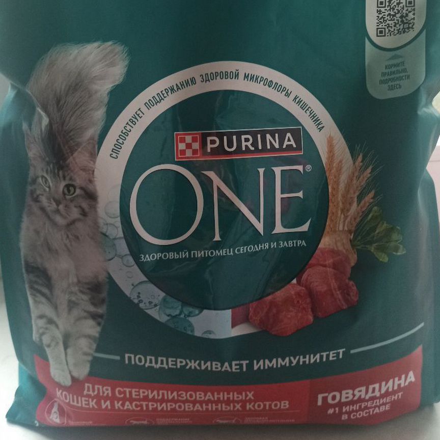 Корм для кошек purina one