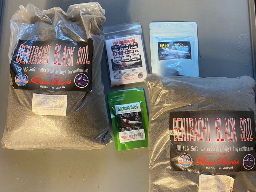 Грунт для креветок Benibachi Black Soil